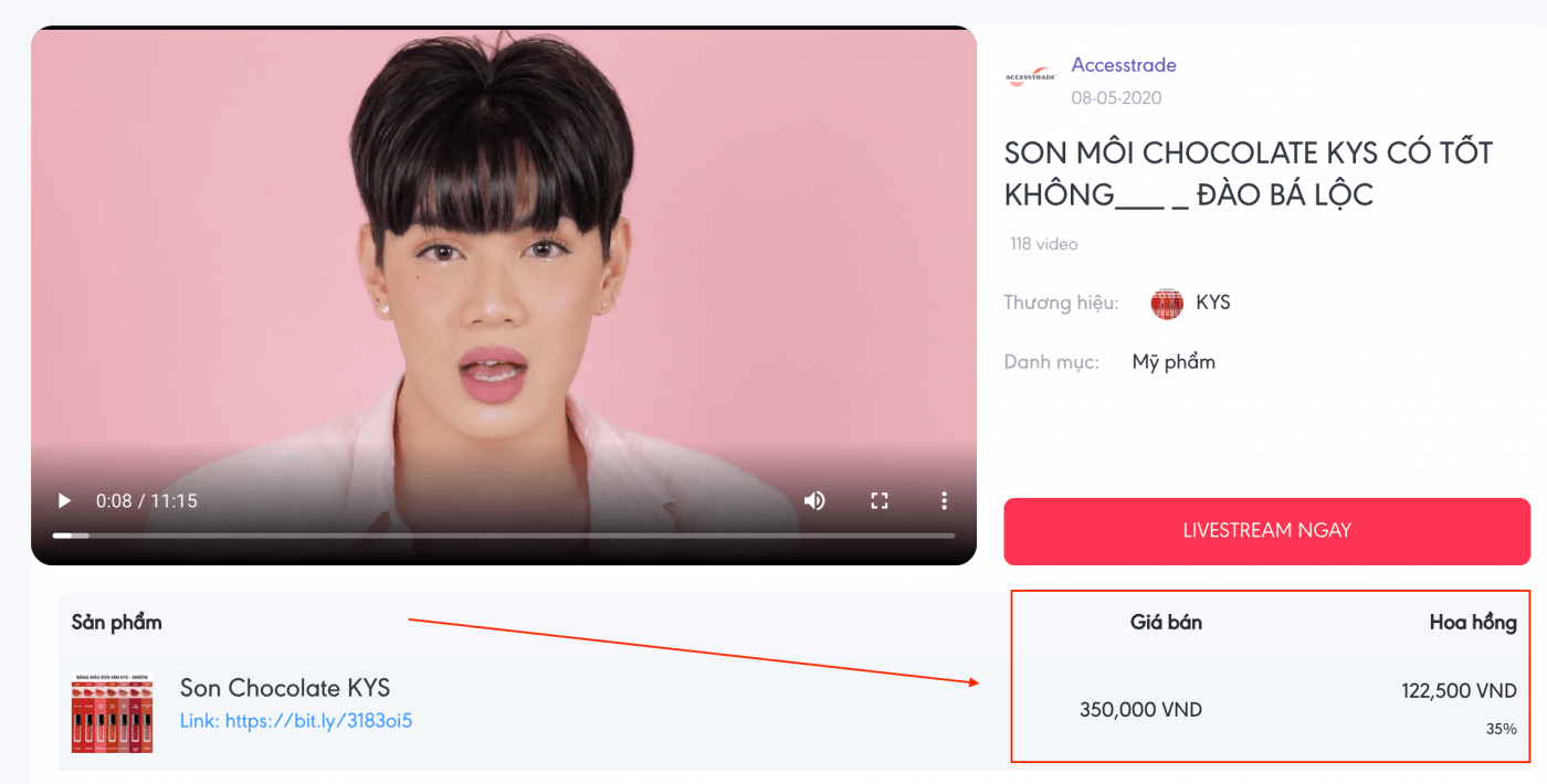 Kiếm tiền Online với Gosale - Livestream kiếm tiền