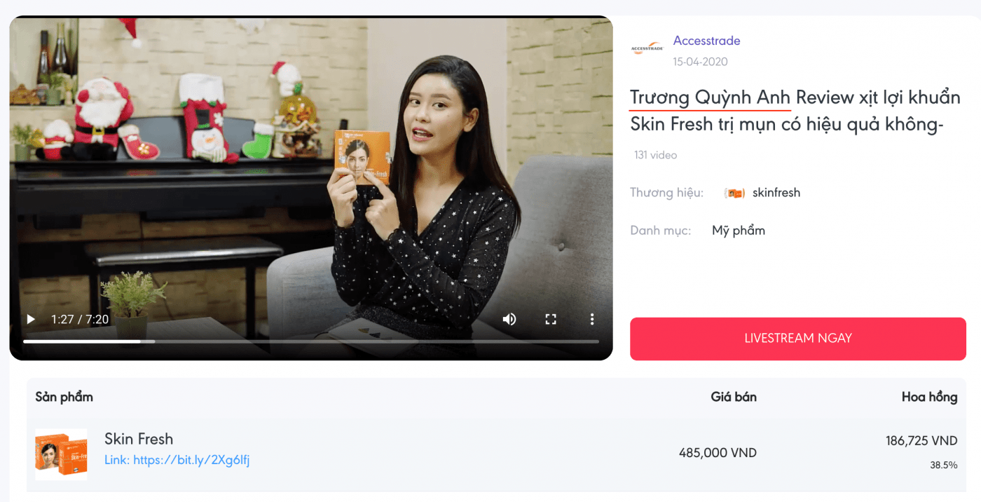 Kiếm tiền Online với Gosale - Livestream kiếm tiền